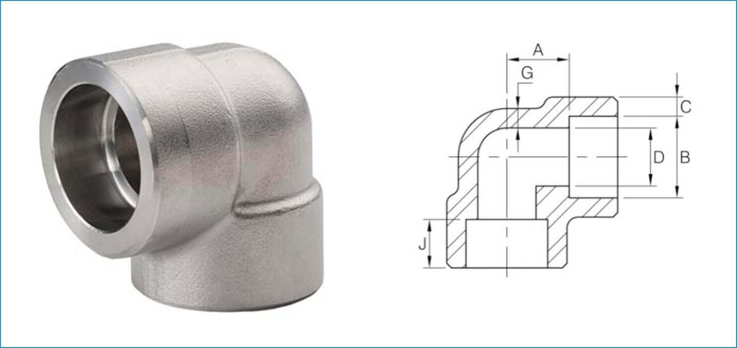 Socket Weld Elbow Outlets - Flanges Manufacturer